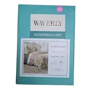 Waverly | Bedding | Waverly Spring Bling Modern Farmhouse Floral 3piece ...